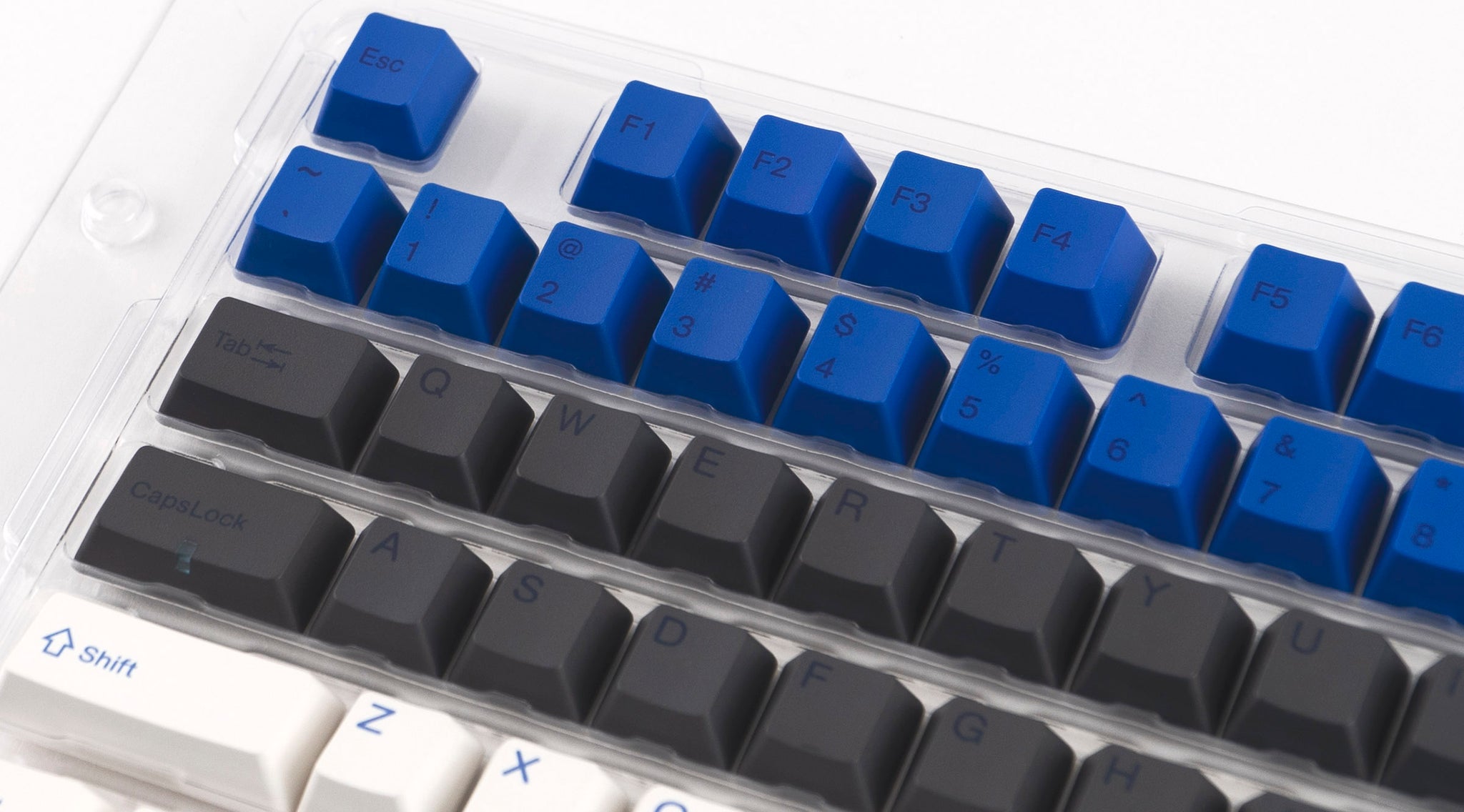 Varmilo Lake Blue / Black / White 108 Key Varmilo Profile Dye Sub PBT