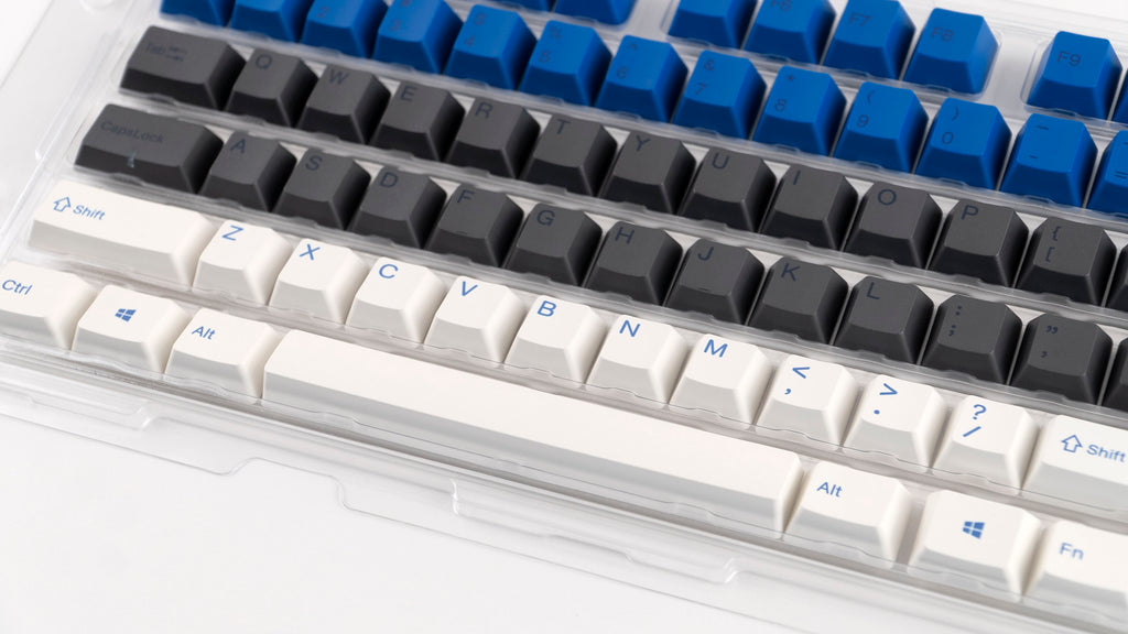 Varmilo Lake Blue / Black / White 108 Key Varmilo Profile Dye Sub PBT