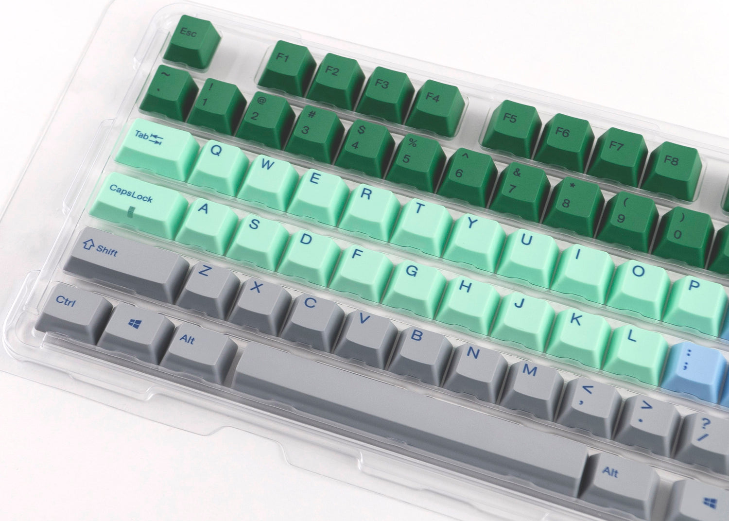 Varmilo Blue / Green / Grey Rivulet 108 Key Varmilo Profile Dye Sub PB