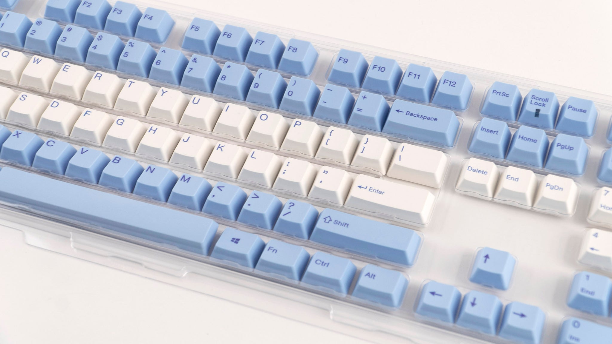 Varmilo Santorini White / Blue 108 Key Varmilo Profile Dye Sub PBT Key
