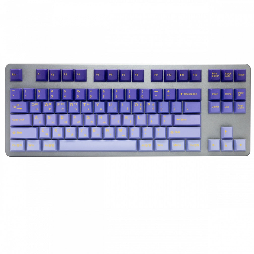 Tai-Hao Indigo Purple Gradient Hangul & English 117 Key Cubic Profile