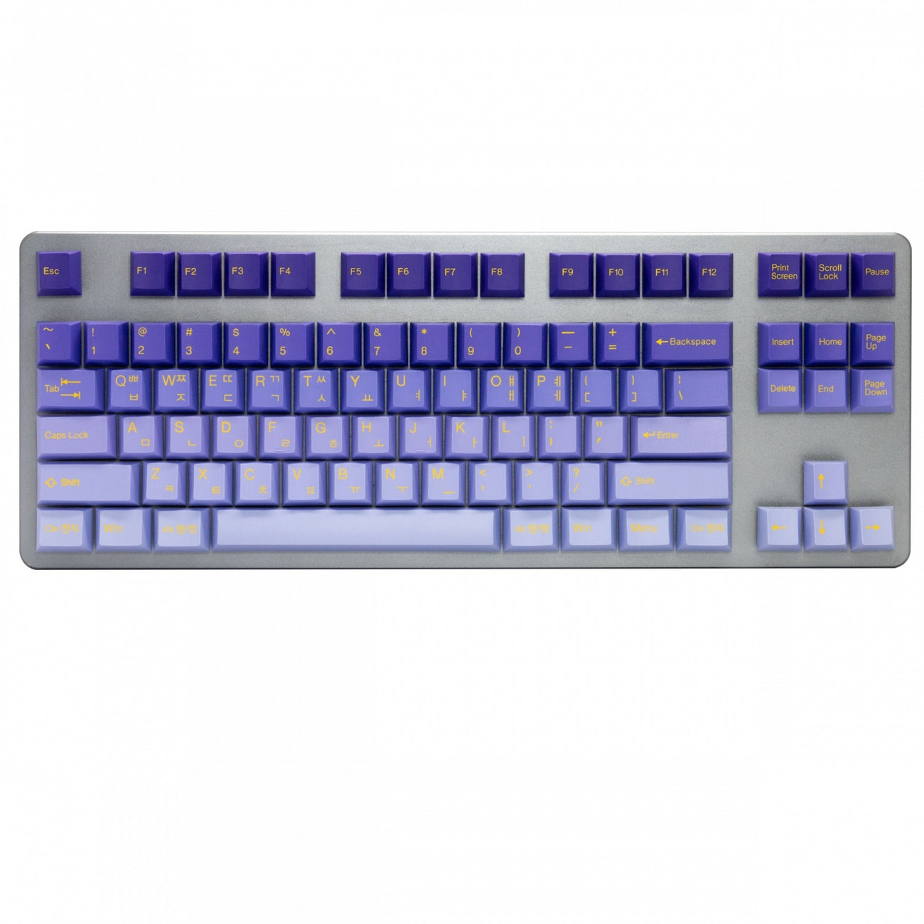 Tai-Hao Indigo Purple Gradient Hangul & English 117 Key Cubic Profile