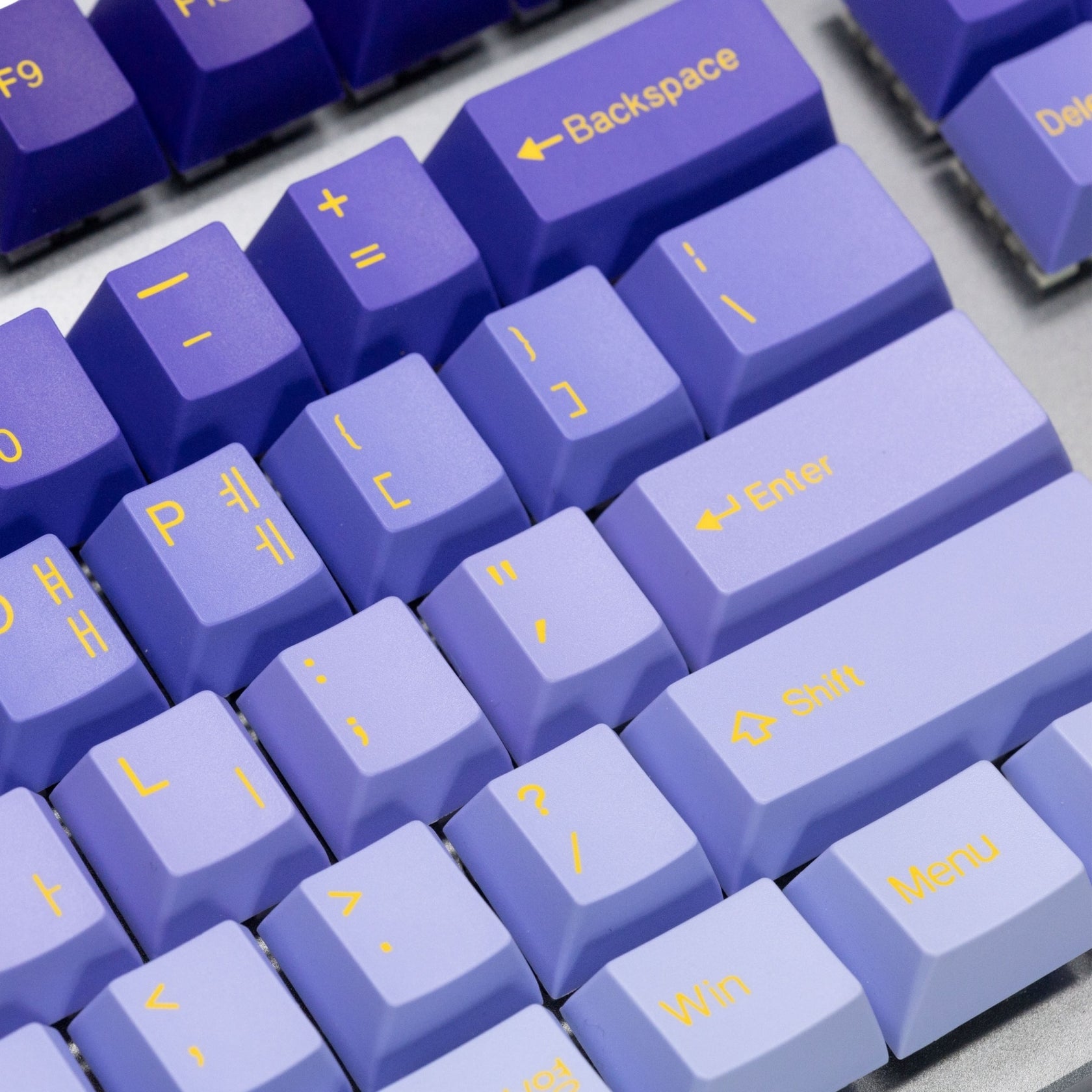 Tai-Hao Indigo Purple Gradient Hangul & English 117 Key Cubic Profile