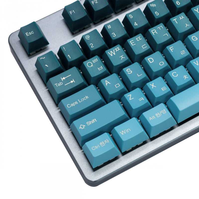 Tai-Hao Pine Green Gradient Hangul & English 117 Key Cubic Profile Dou