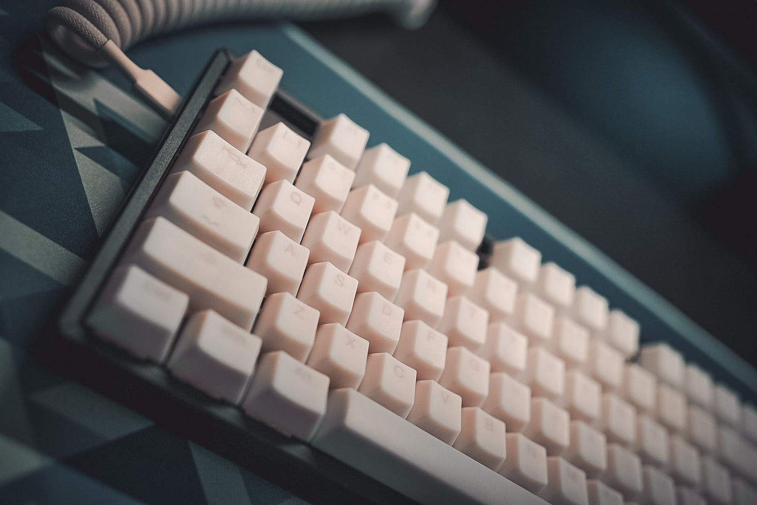 Tai-Hao Nata De Coco White 149 Key Cubic Profile Double Shot ABS Keyca