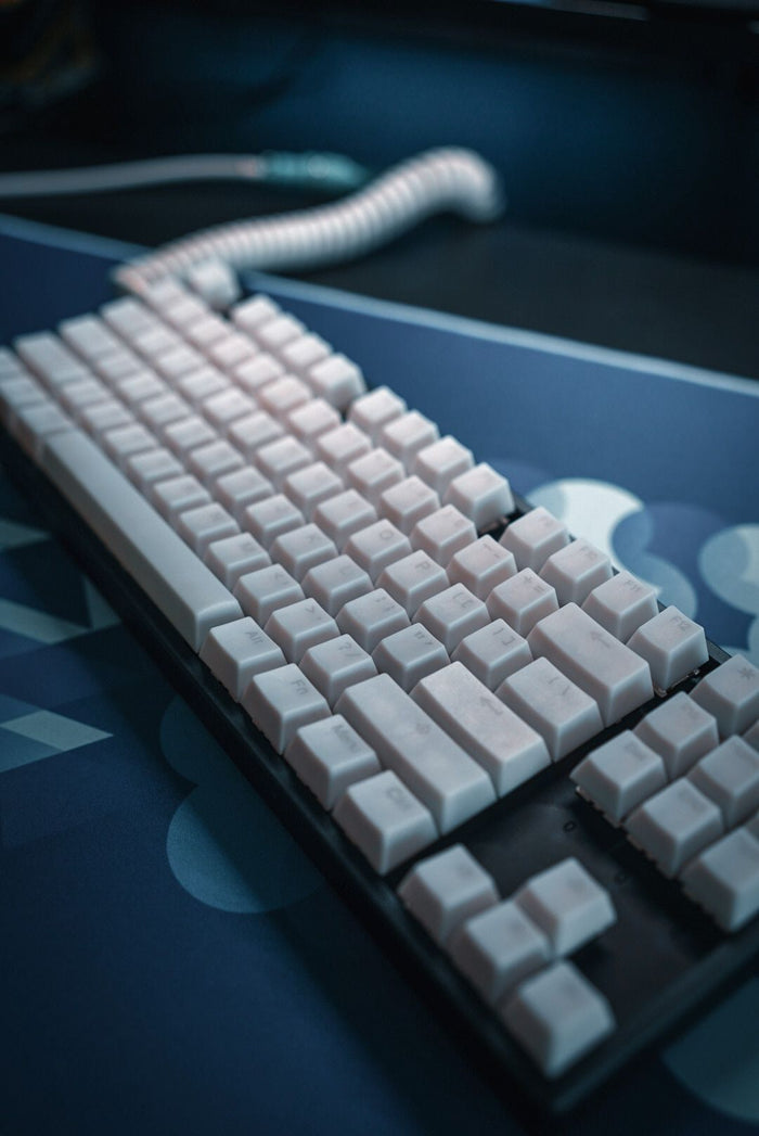 Tai-Hao Nata De Coco White 149 Key Cubic Profile Double Shot ABS Keyca