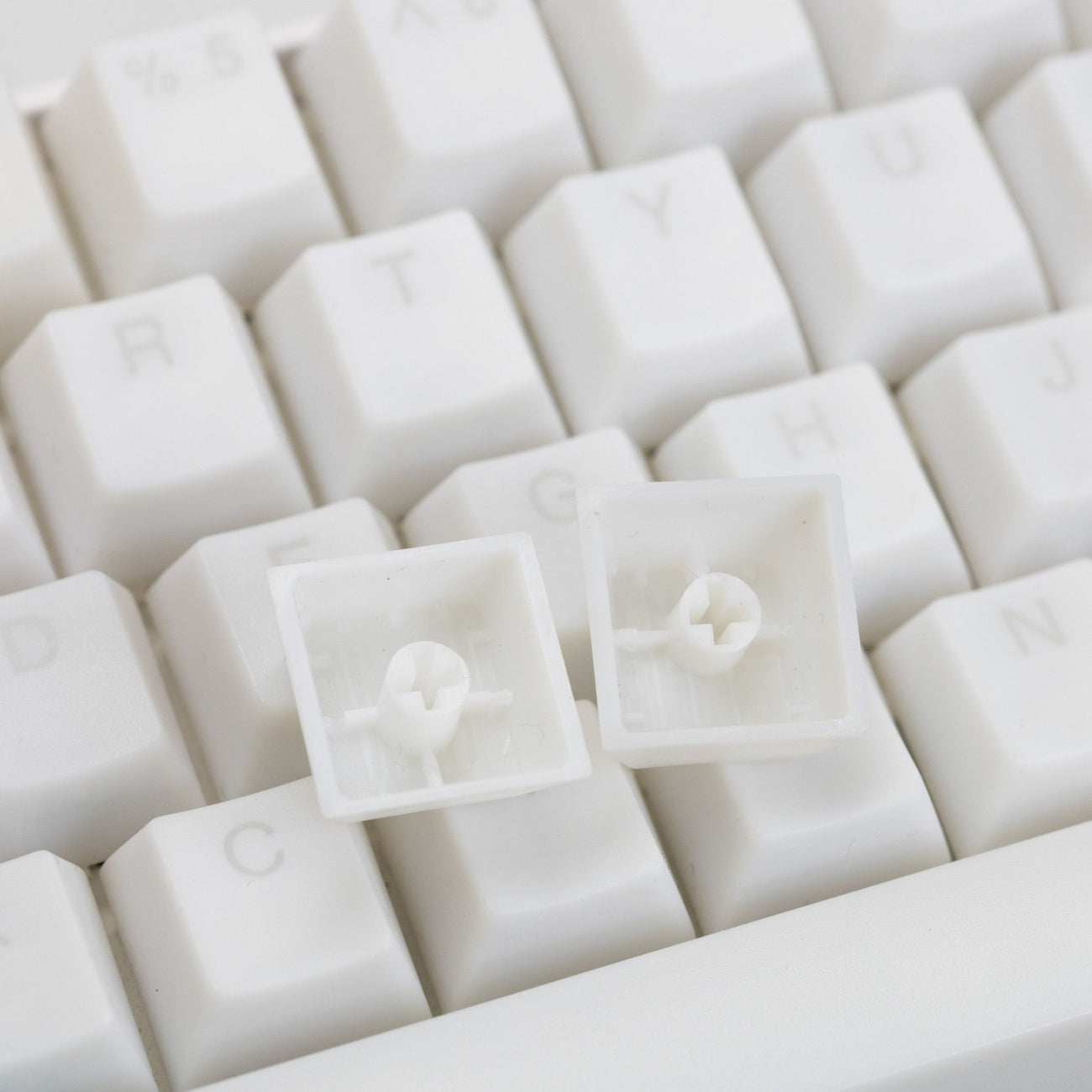 Tai-Hao Nata De Coco White 149 Key Cubic Profile Double Shot ABS Keyca
