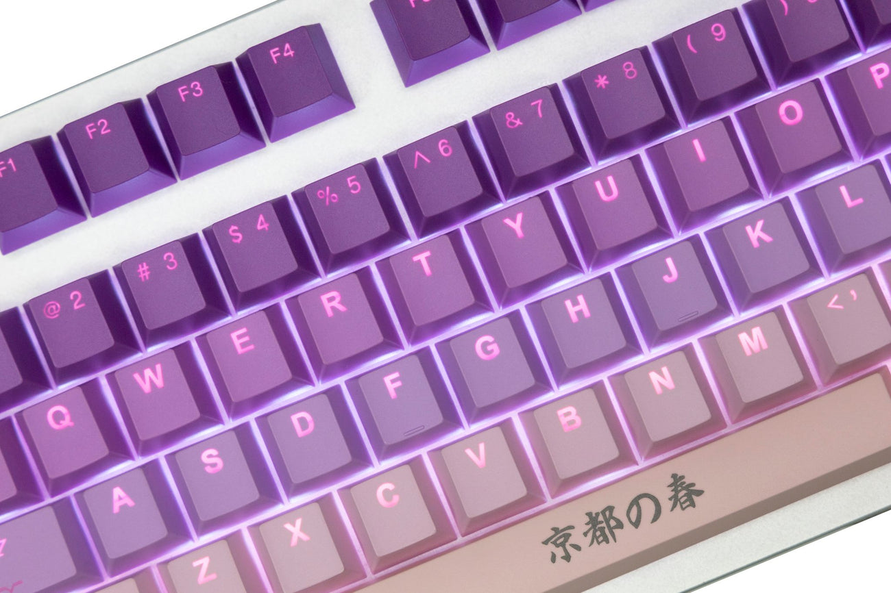 Tai-Hao Spring in Kyoto 143 Key Cubic Profile Double Shot PBT Backlit