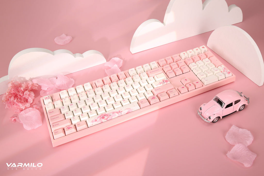 Varmilo VA Series V2 Sakura Round 2 Mechanical Keyboard
