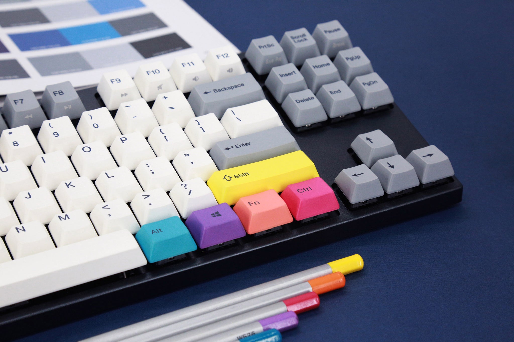 Varmilo VA Series V2 CMYK White LED TKL Mechanical Keyboard