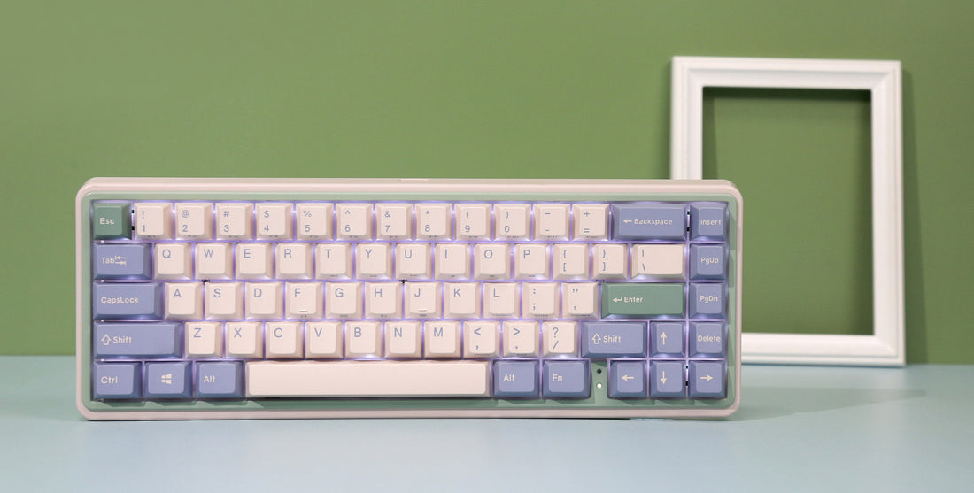 Varmilo Minilo VXB67 Eucalyptus 65% Bluetooth White LED EC Keyboard