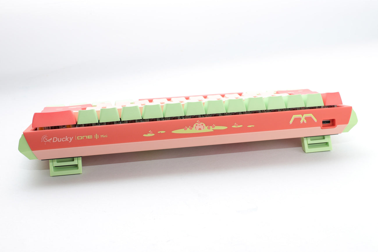 Ducky x MK Strawberry Frog One 3 Mini Hotswap 60% RGB Keyboard w/ Quac