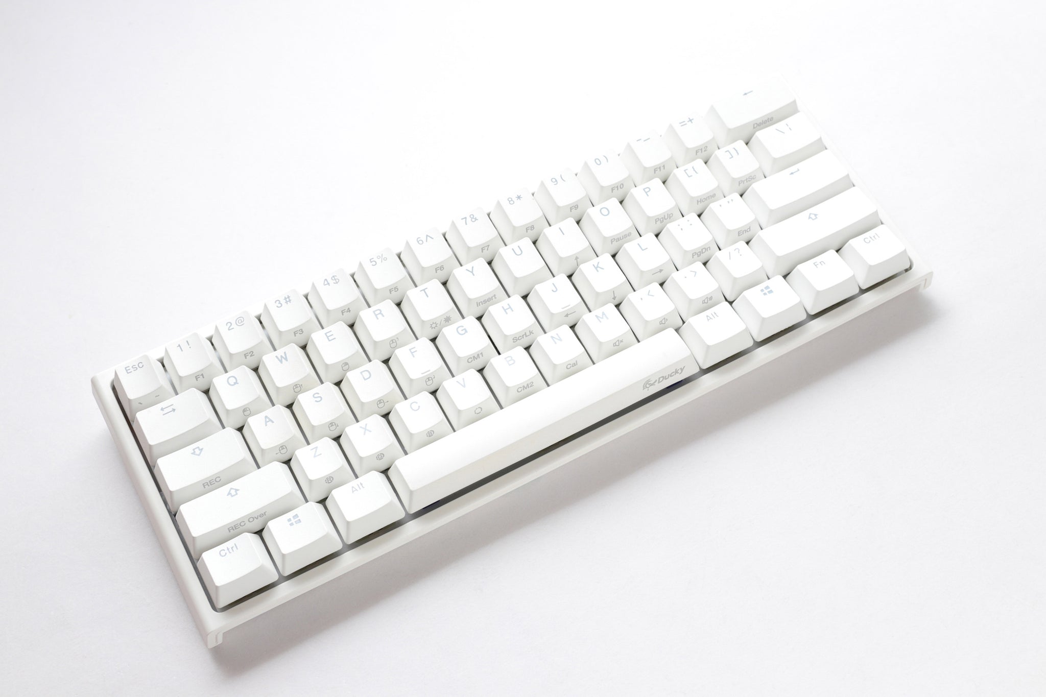 Ducky One 2 Mini Pro Pure White RGB LED 60% Double Shot PBT Mechanical