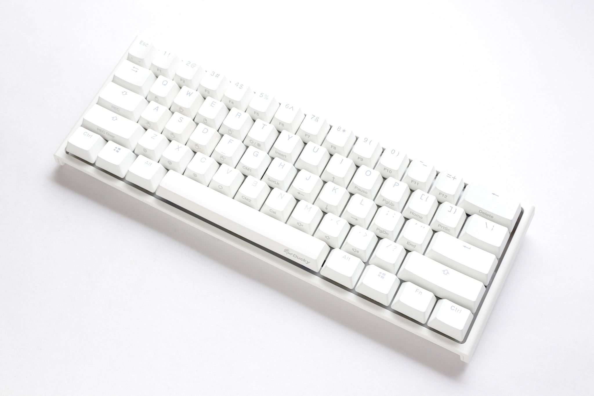 Ducky One 2 Mini Pro Pure White RGB LED 60% Double Shot PBT Mechanical
