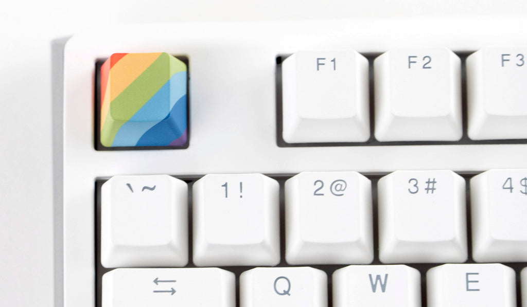 KBParadise Rainbow 3 Key OEM Profile Double Shot PBT Keycap Set