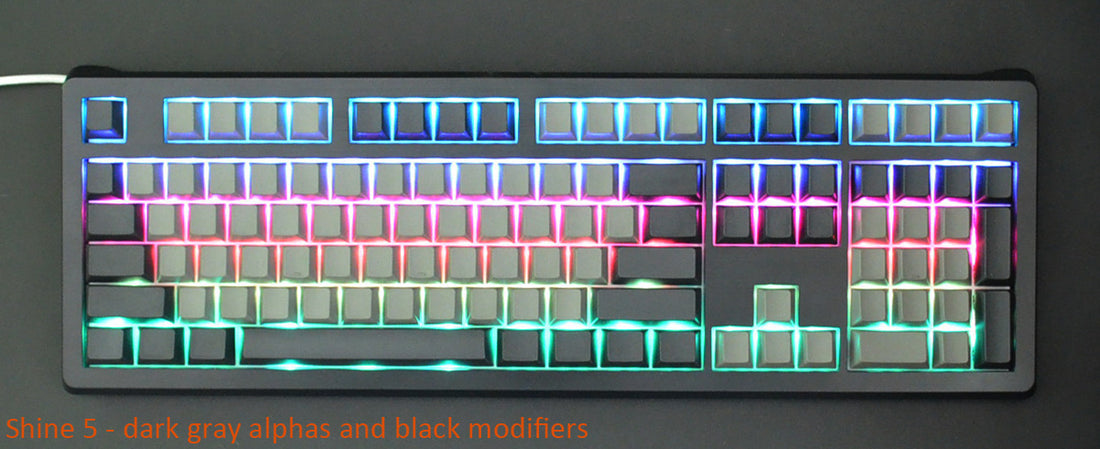 Gateron Tan Blank 120 Key Gateron Profile PBT Keycap Set