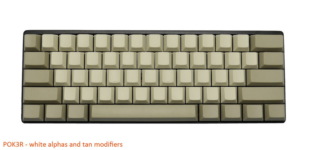 Gateron Tan Blank 120 Key Gateron Profile PBT Keycap Set