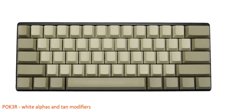 Gateron Tan Blank 120 Key Gateron Profile PBT Keycap Set