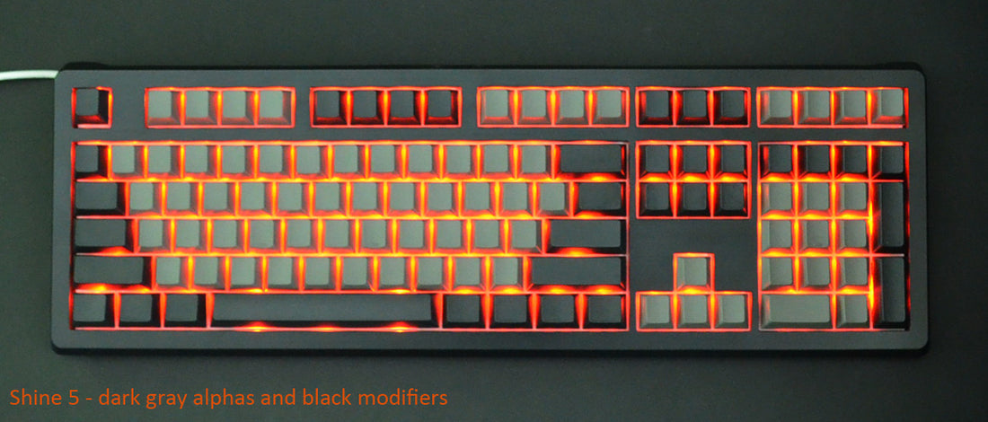 Gateron Tan Blank 120 Key Gateron Profile PBT Keycap Set