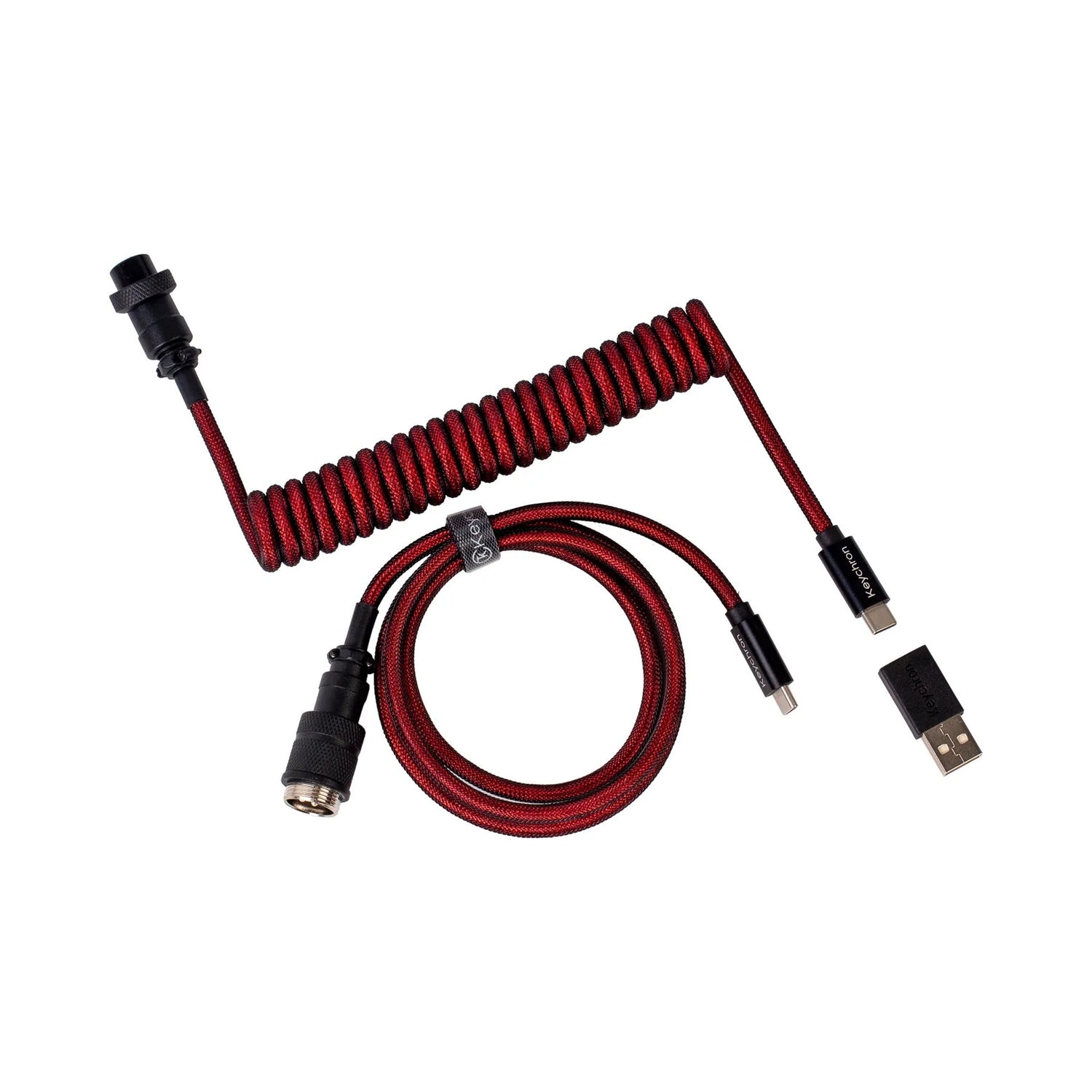 Keychron Premium Coiled Aviator Cable Straight Connection