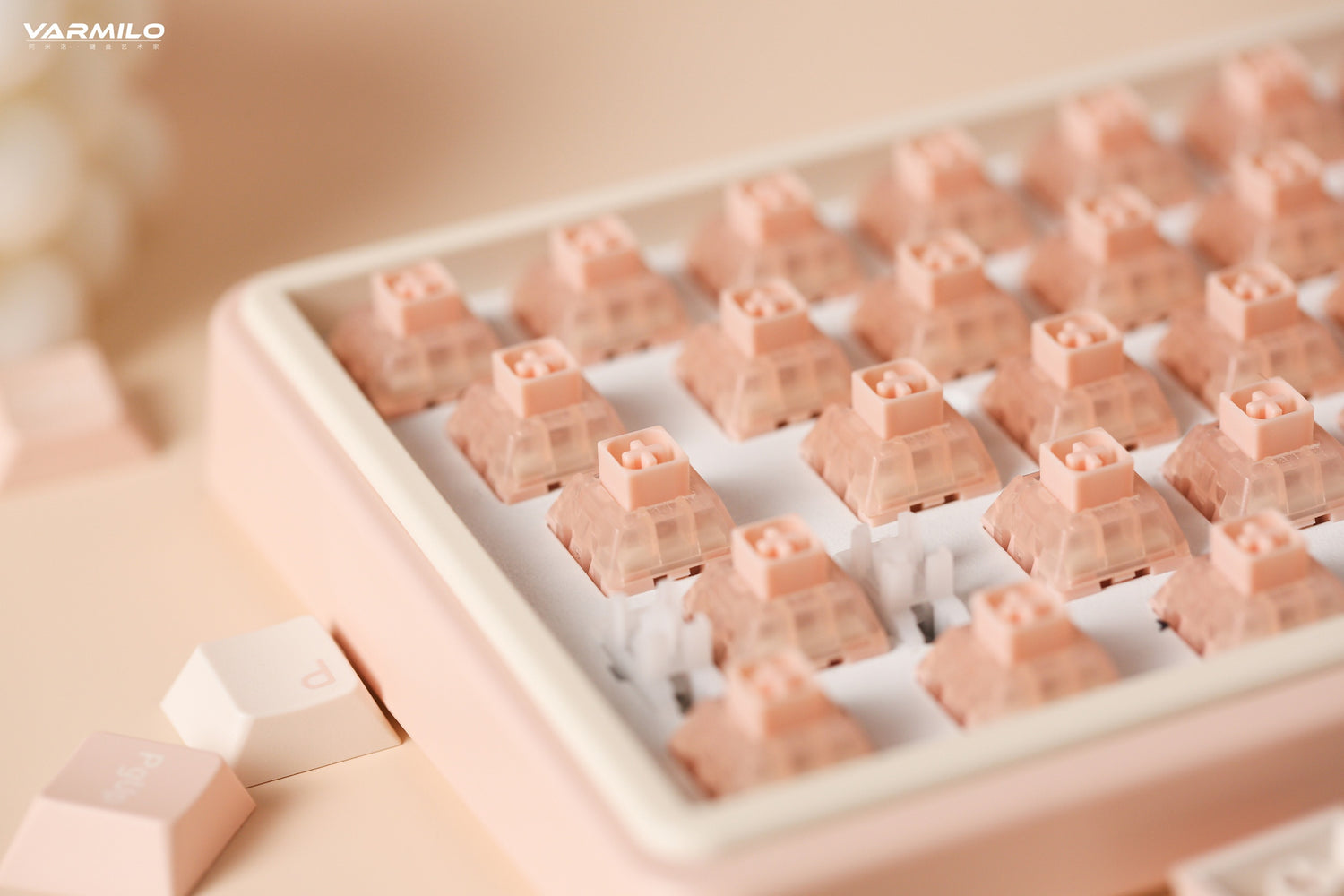 Varmilo Minilo VXB67 Mendozae 65% Bluetooth White LED EC Mechanical Ke
