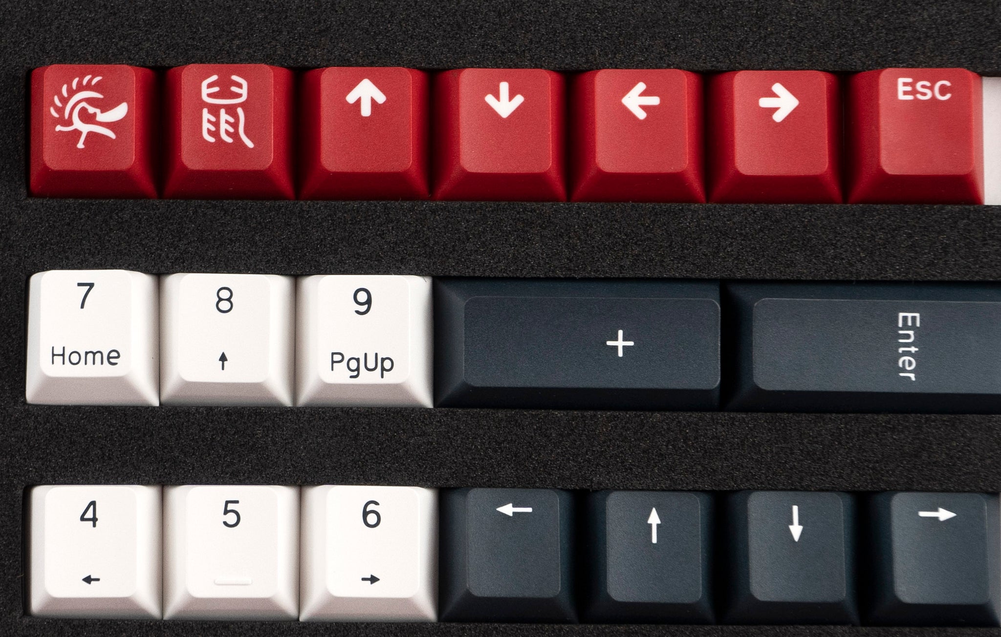 Ducky Tuxedo 108 Key Cherry Profile PBT Double Shot Keycap Set