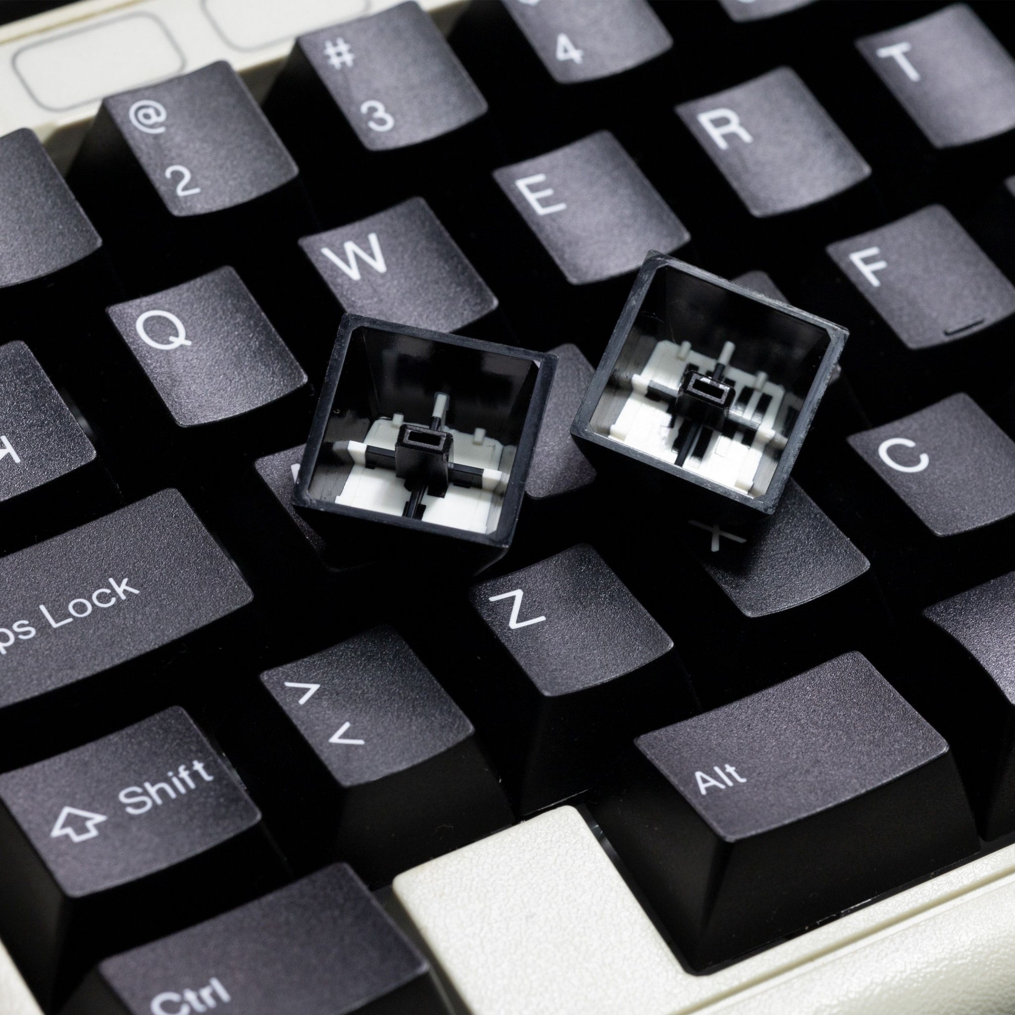 Tai-Hao Black 138 Key Cubic Profile Double Shot ABS ALPS Keycap Set