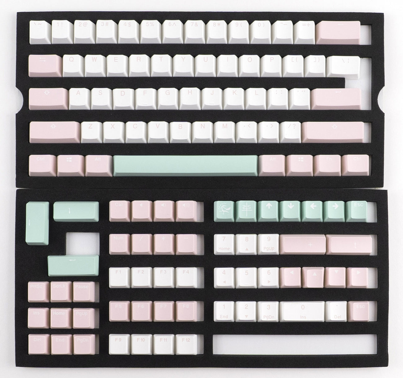 Ducky Cheese Peach 108 Key OEM Profile PBT Double Shot Keycap Set