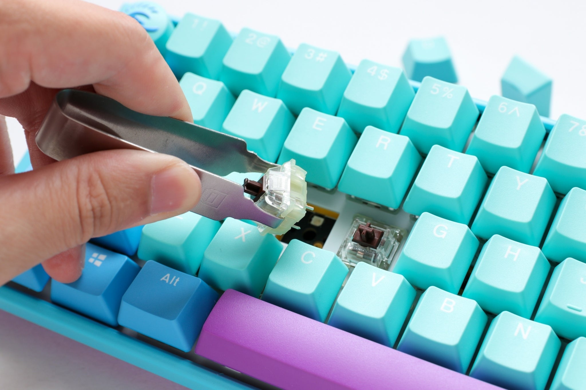 Ducky x MK One 3 SF Frozen Llama 65% Hotswap RGB Limited Edition Mecha
