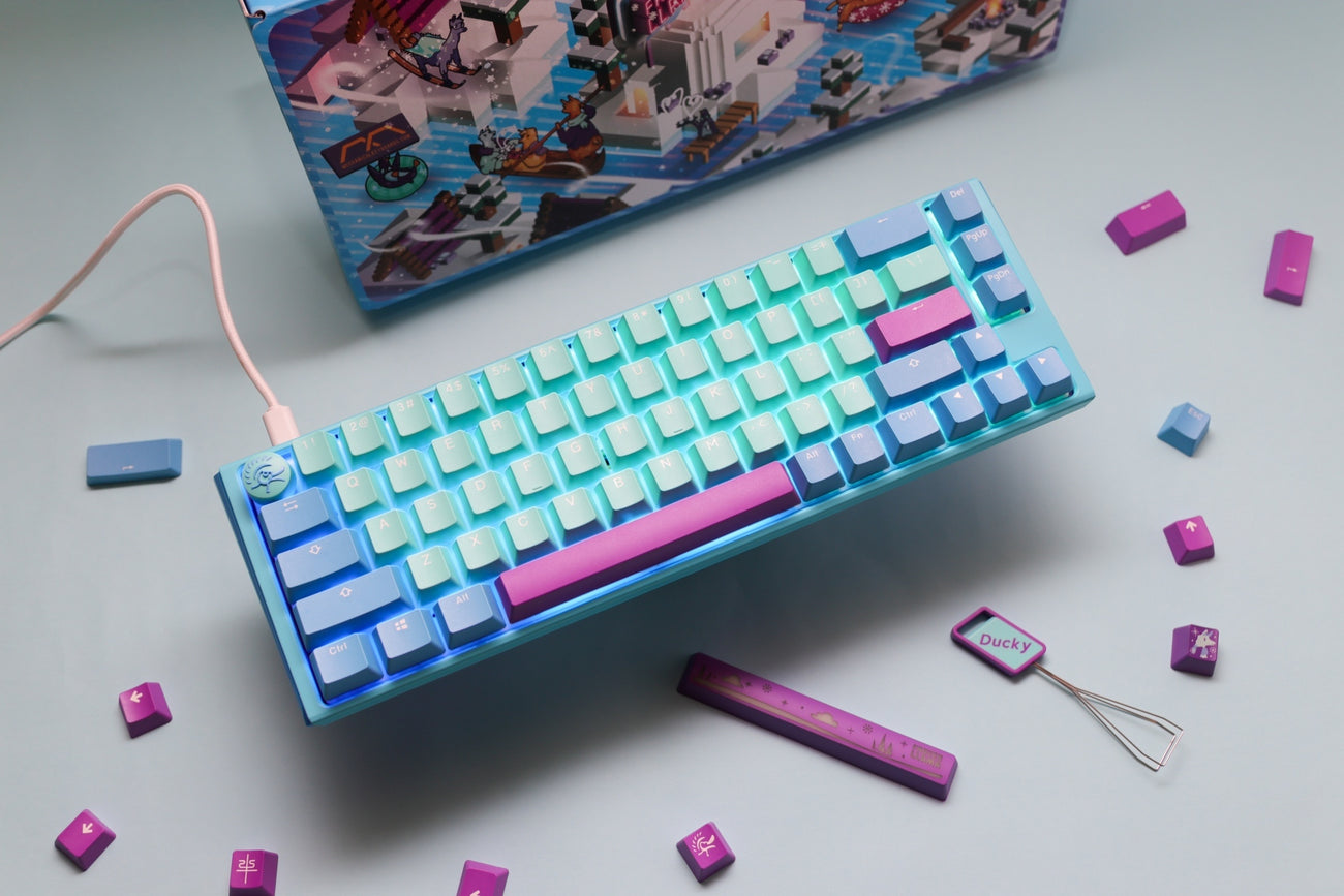 Ducky x MK One 3 SF Frozen Llama 65% Hotswap RGB Limited Edition Mecha