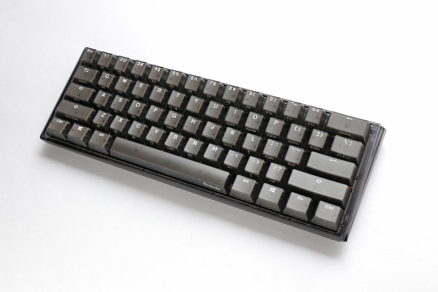 Ducky One 3 Mini Aura Clear Black 60% Hotswap RGB LED Double Shot ABS