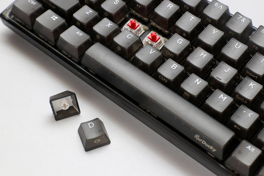 Ducky One 3 Mini Aura Clear Black 60% Hotswap RGB LED Double Shot ABS