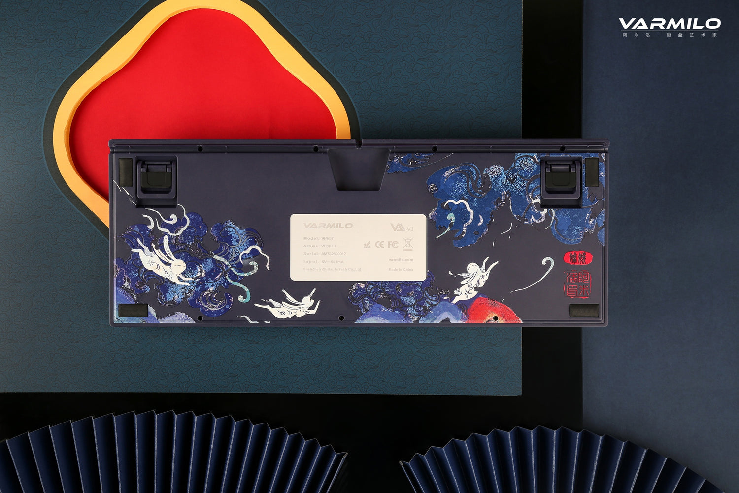 Varmilo VPM87 Chang'e TKL White LED Dye Sub PBT EC Mechanical Keyboard