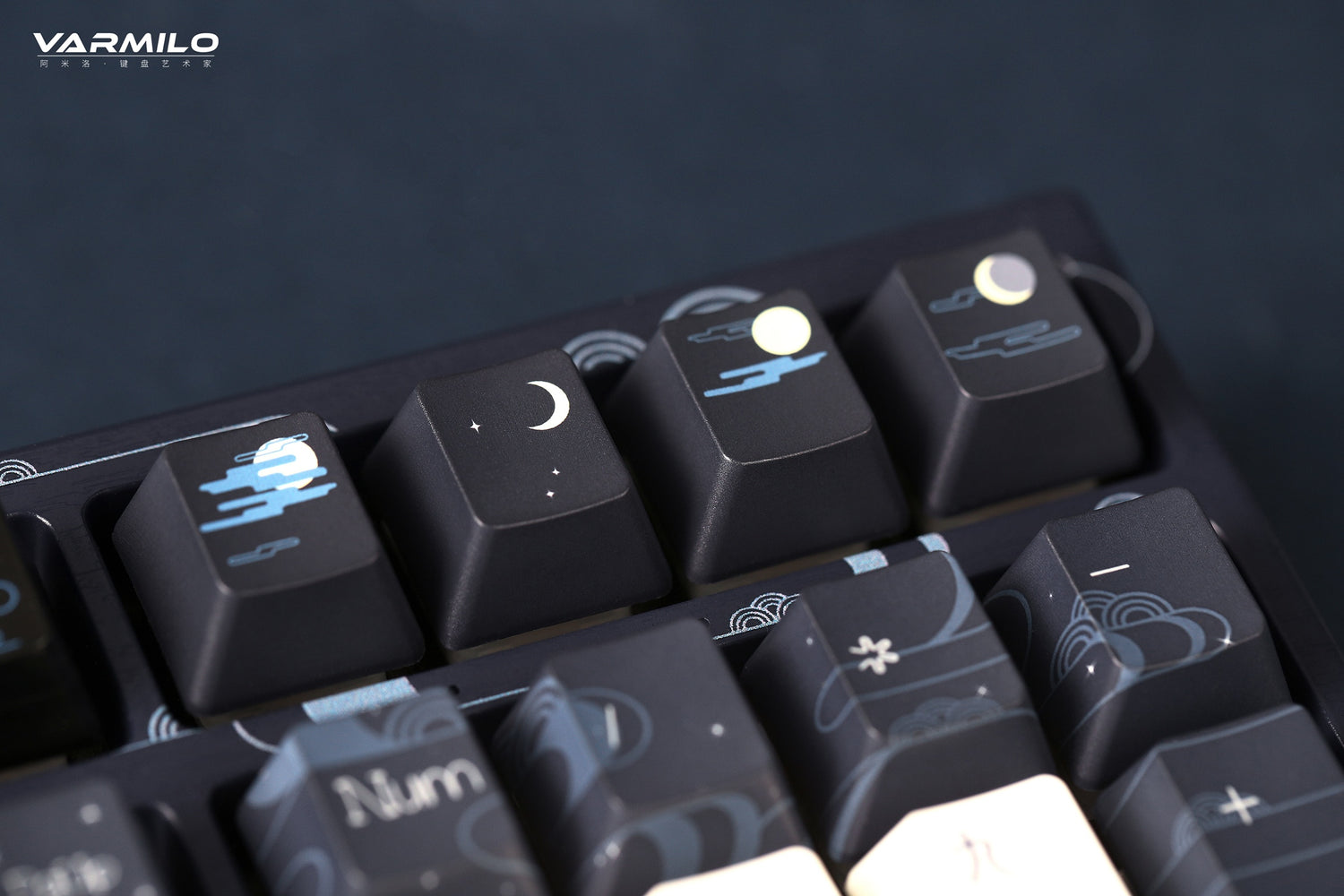 Varmilo VPE108 Chang'e Full Size Hotswap Triple Mode White LED Dye Sub