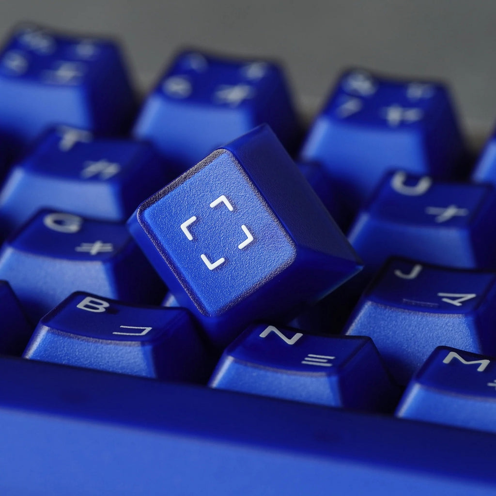 KBDFans PBTfans Klein Blue Numpad Kit Translucent 27 Key Cherry Profil