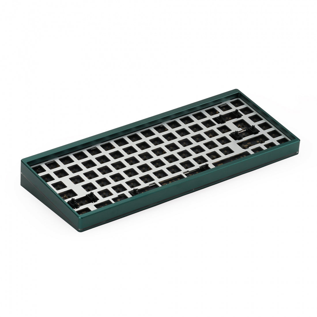 KBDFans KBD75 v3.1 Barebones 75% DIY Kit PC Plate Pine Green