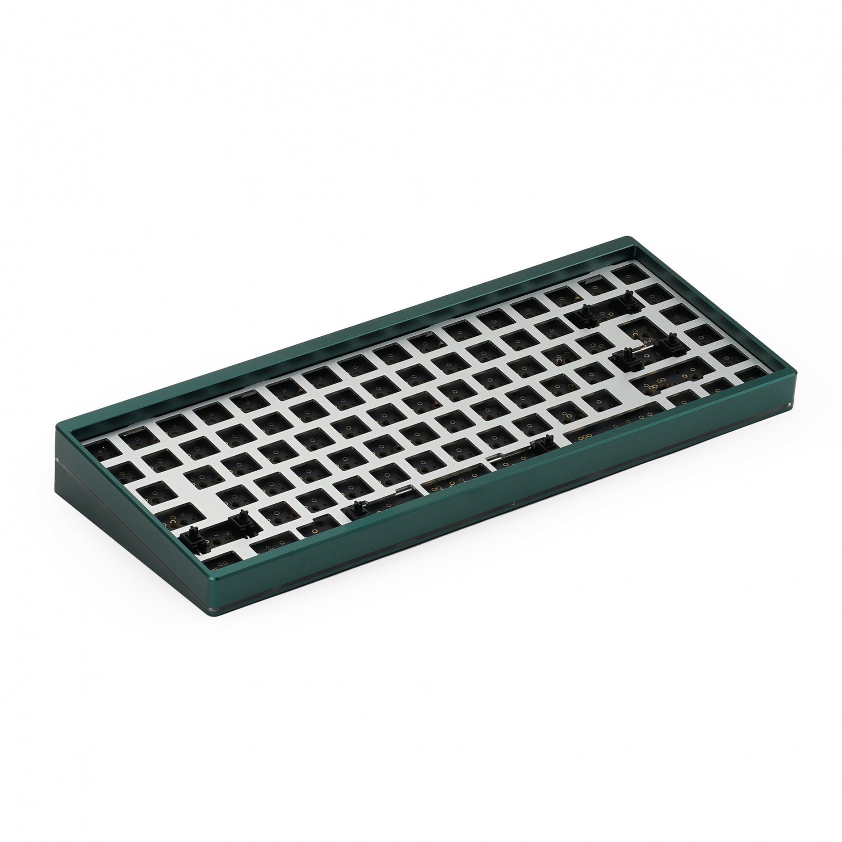 KBDFans KBD75 v3.1 Barebones 75% DIY Kit PC Plate Pine Green