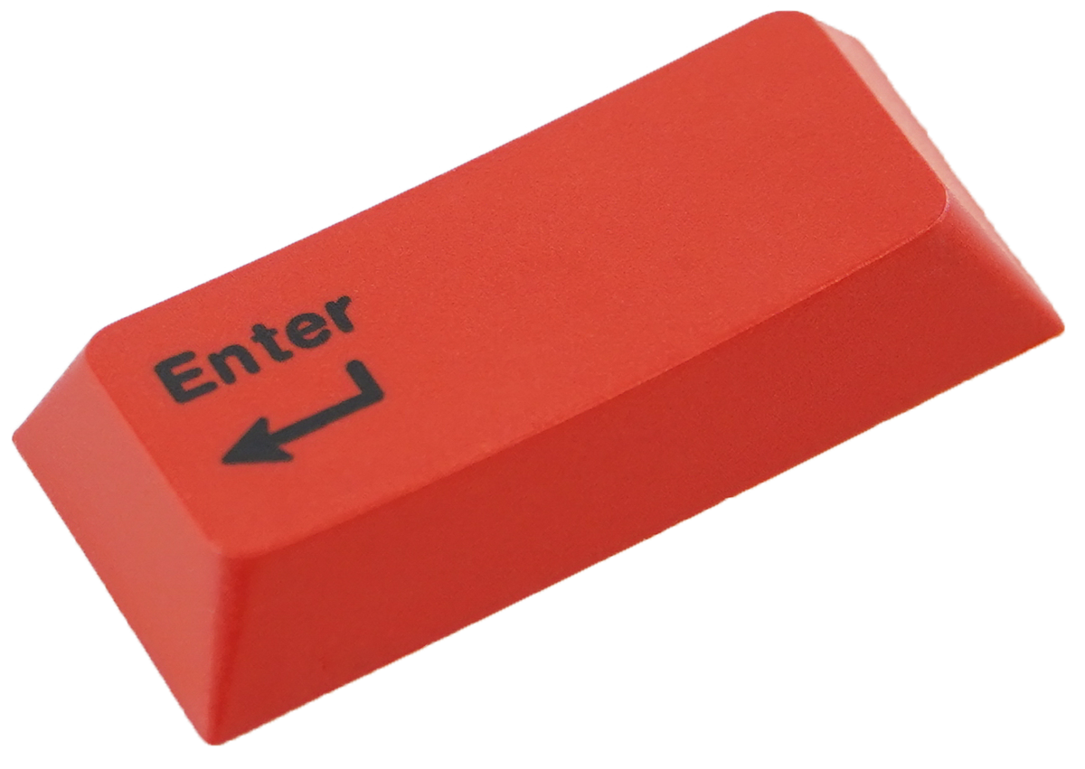 Leopold Red Enter Cherry Profile Dye Sub PBT Keycap