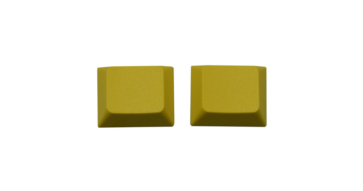 Leopold Yellow Control Blank 2 Key Cherry Profile PBT Keycaps