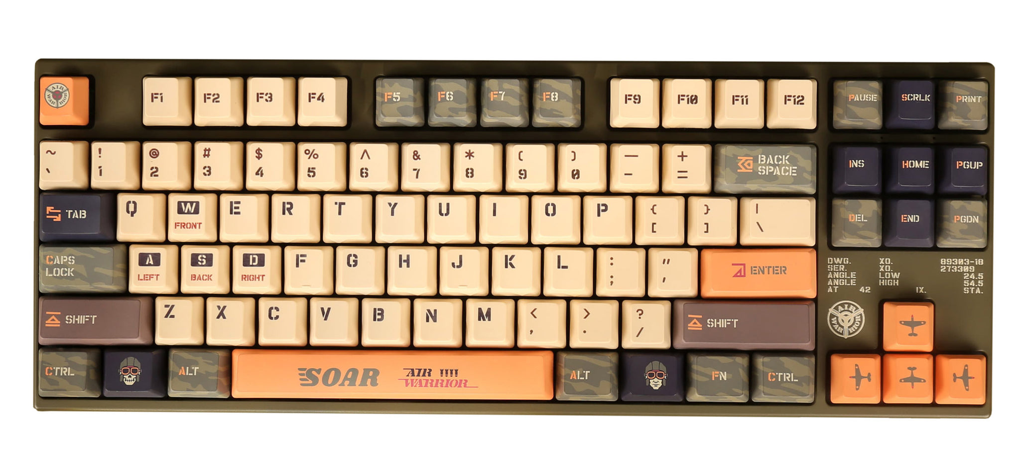 Varmilo MA Series V2 Warrior Soar White LED TKL EC Mechanical Keyboard