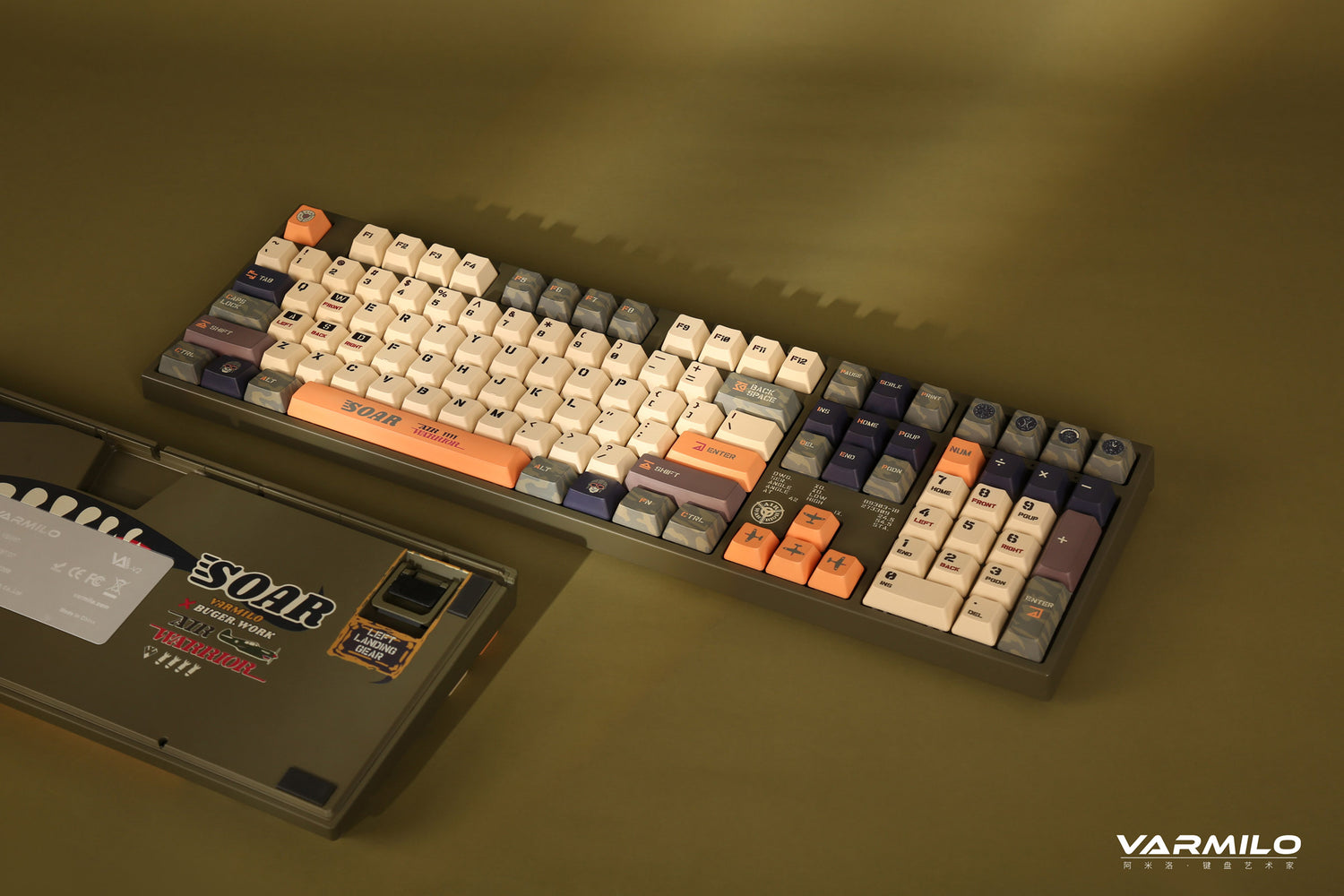 Varmilo MA Series V2 Warrior Soar White LED Dye Sub PBT EC Mechanical