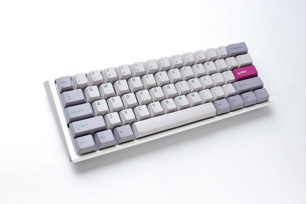 Ducky One 3 Mini Mist Grey 60% Hotswap RGB Double Shot PBT Mechanical