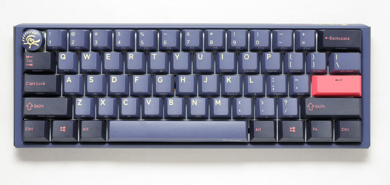 Ducky One 3 Mini Cosmic Blue 60% Hotswap RGB Double Shot PBT QUACK Mec