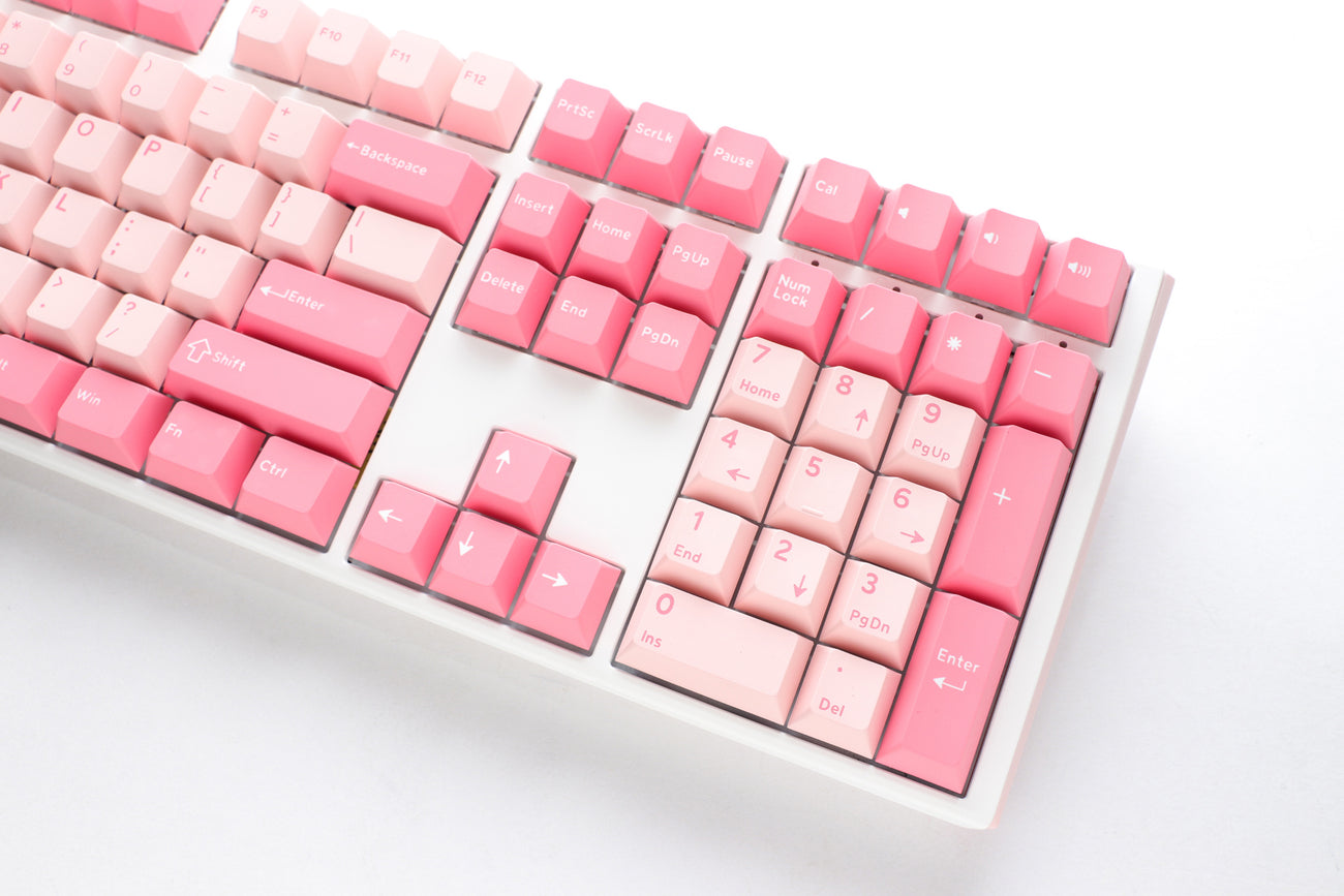 Ducky One 3 Gossamer Pink Hotswap Double Shot PBT QUACK Mechanical Key