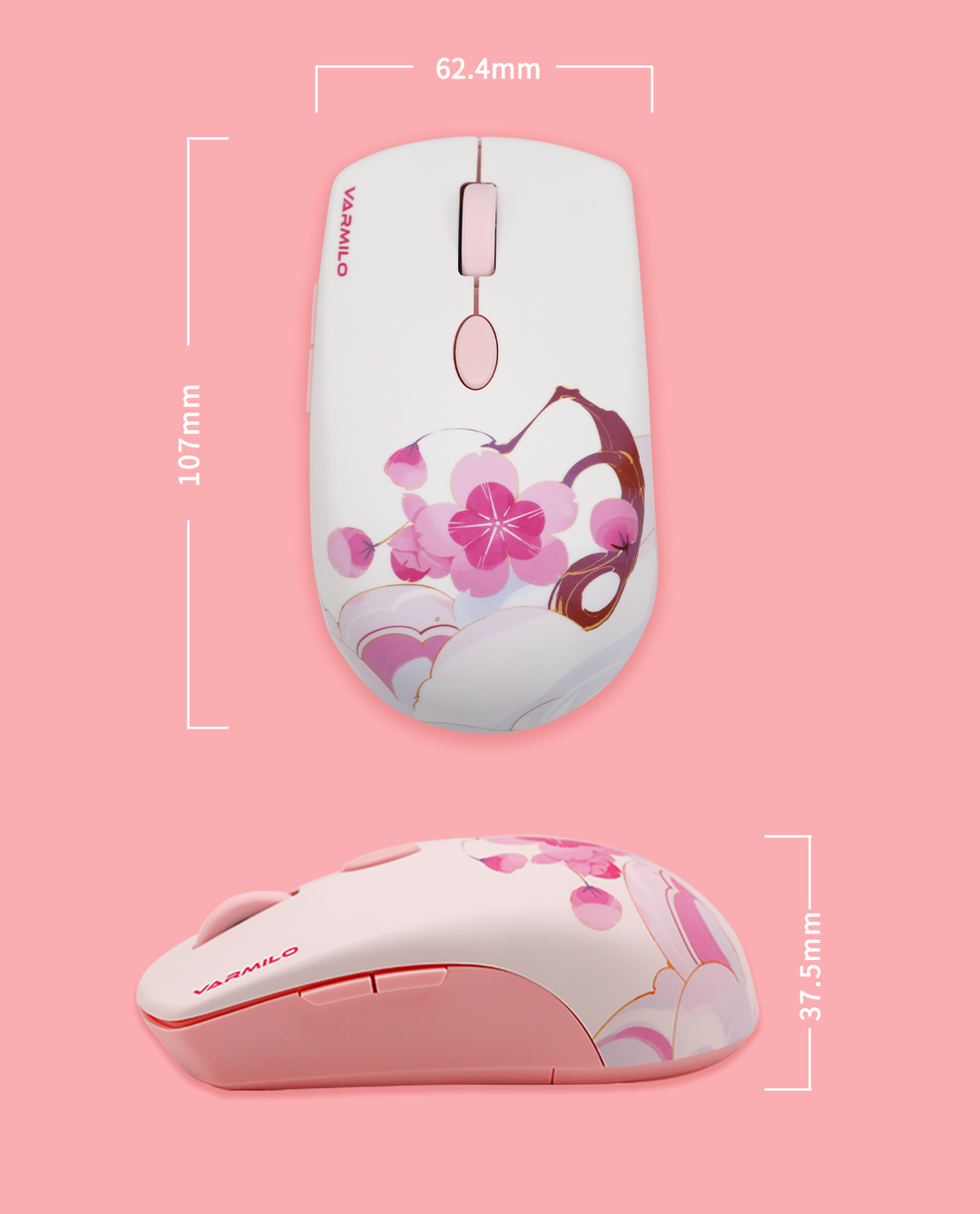 Varmilo Sakura Wireless Mouse