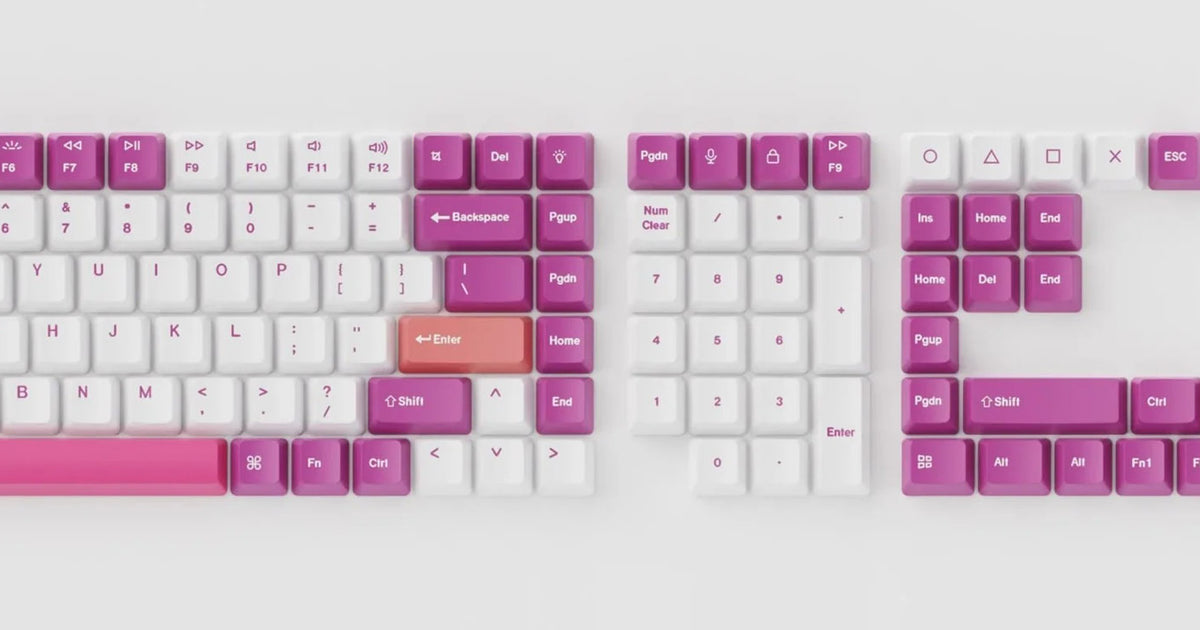 Keychron Unicorn C 133 Key OEM Profile Dye Sub PBT Keycap Set