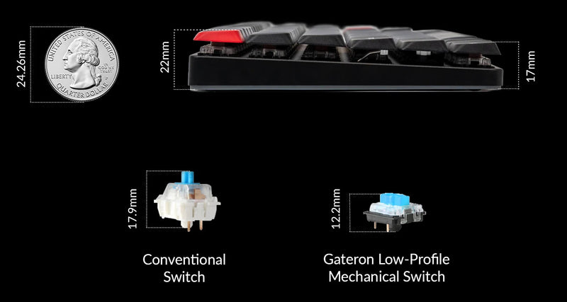 Keychron K3 Pro 75% Hotswap Bluetooth RGB Double Shot PBT Win + Mac Me
