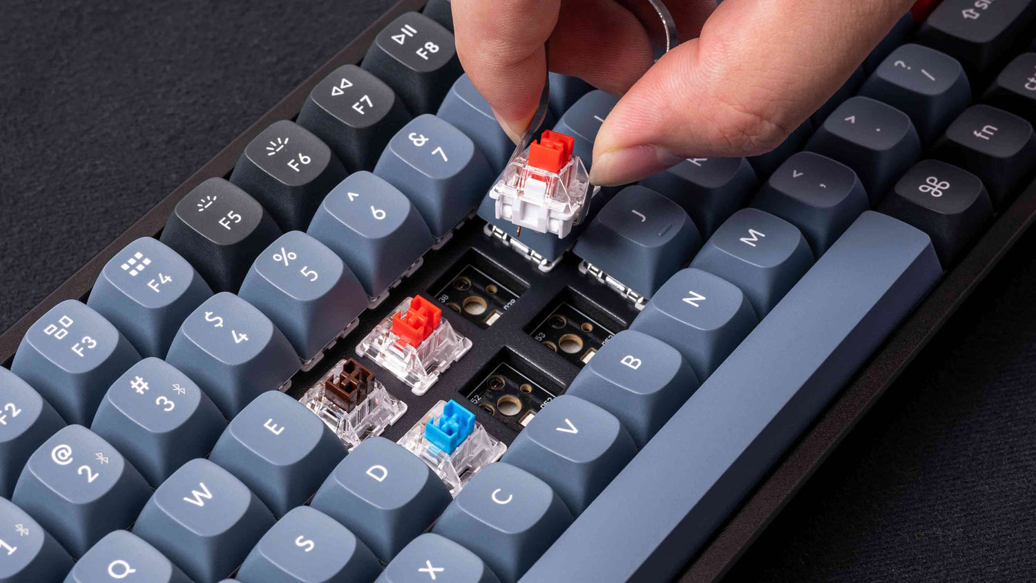 Keychron K2 Pro 75% Bluetooth RGB Win + Mac Double Shot PBT Mechanical