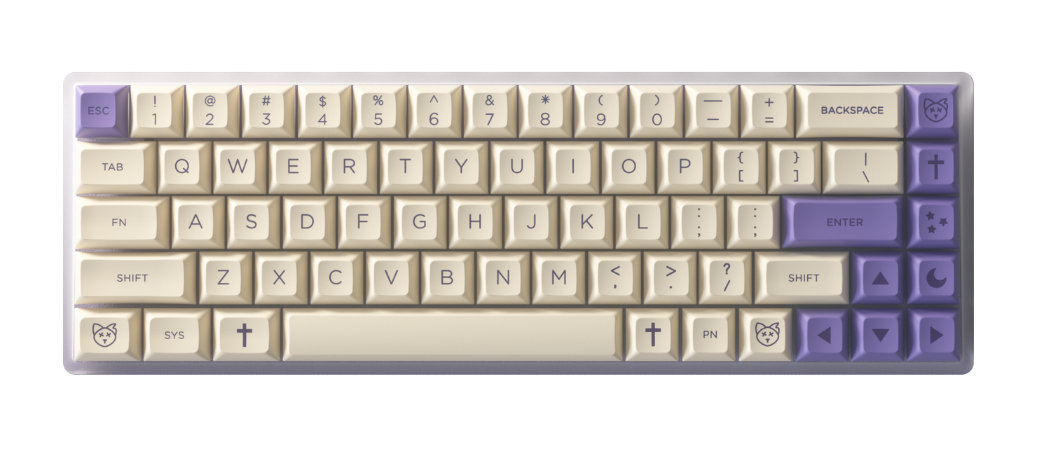 Vortex Hellcat 65% Hotswap RGB Dye Sub PBT DIY Keyboard Kit