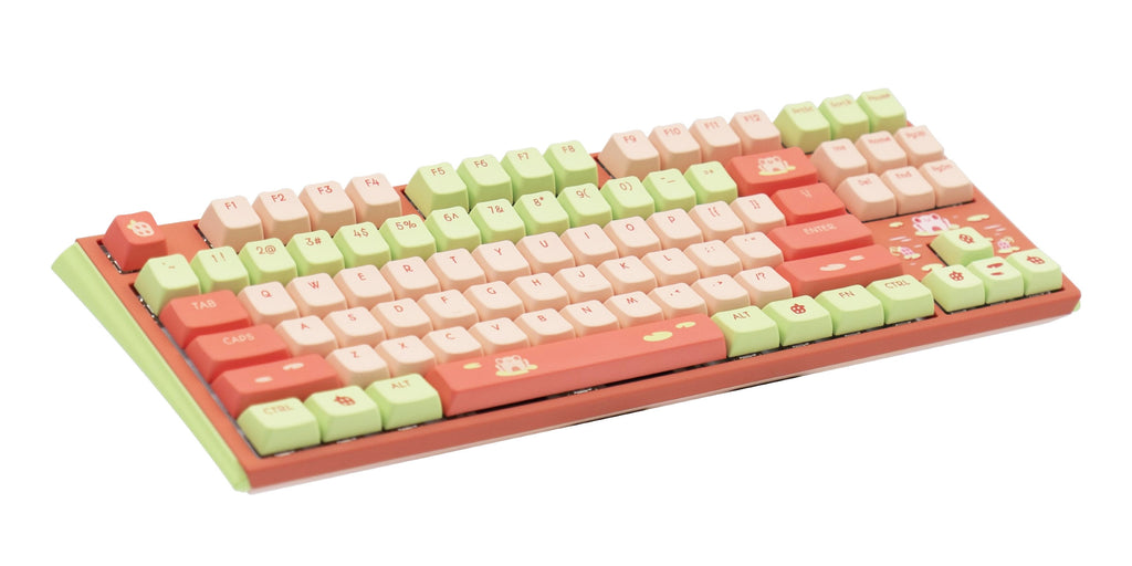 Ducky x MK Strawberry Frog One 3 TKL Hotswap RGB Keyboard w/ Quack Mec